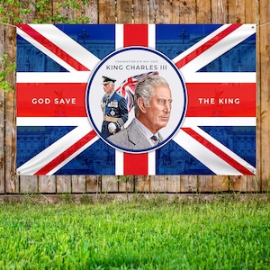 King Charles Coronation - Buckingham Palace Backdrop - Commemorative ...