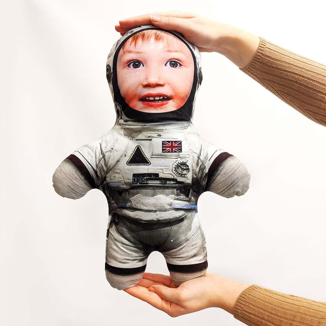 Astronaut - Space - Personalised Mini Me™ Photo Doll / Face Teddy ...