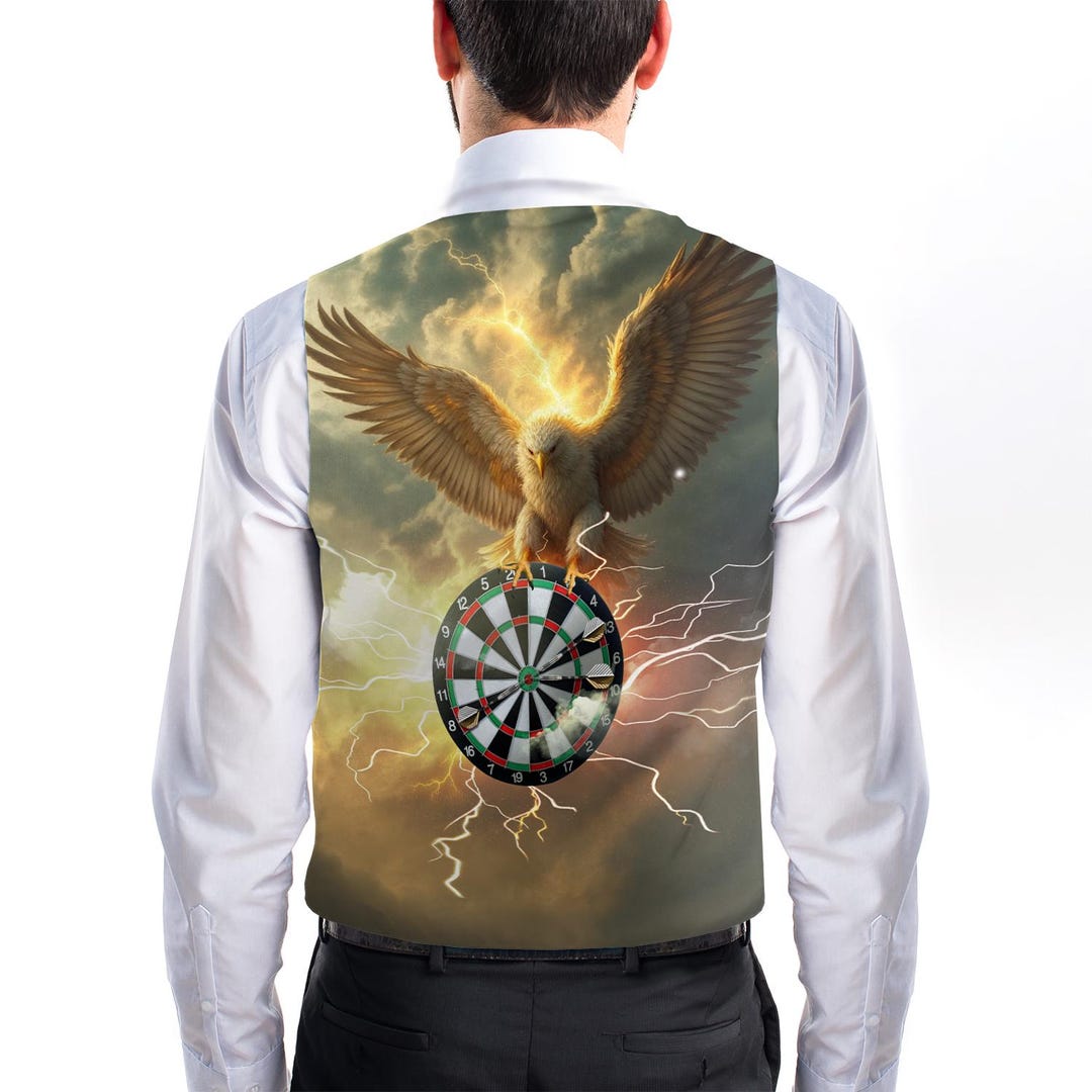 Custom Darts Eagle - Novelty Costume Fancy Dress Waistcoat ( 4 Sizes ...
