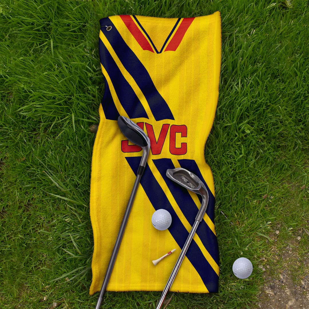 Arsenal 1993 Away Retro Golf Towel - Etsy