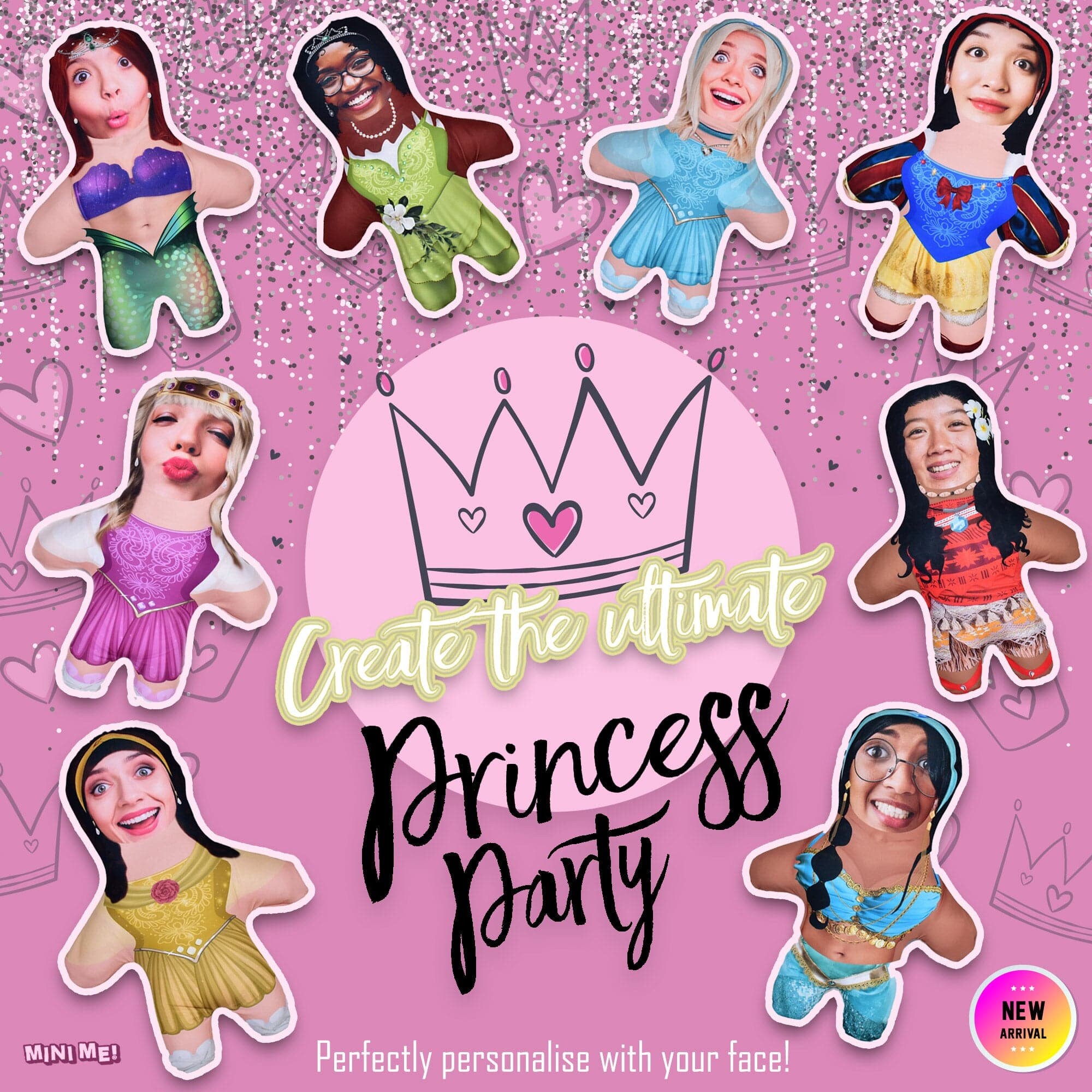 Princess - Yellow and Green Dragon Dress Mini Me™ Photo Doll / Face ...