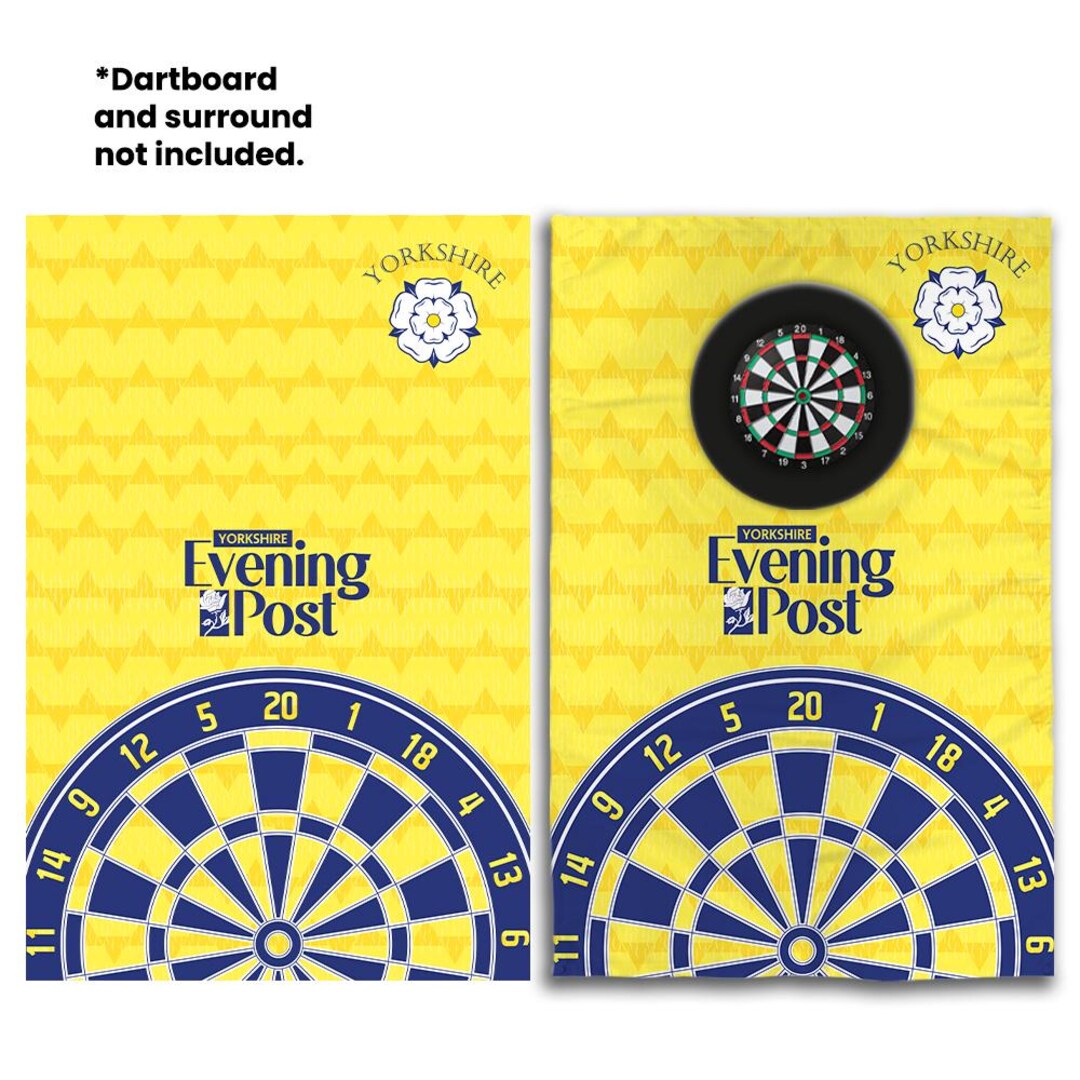 Leeds - 1992 Away Retro - Personalised Darts Wall Banner - 230cm X ...