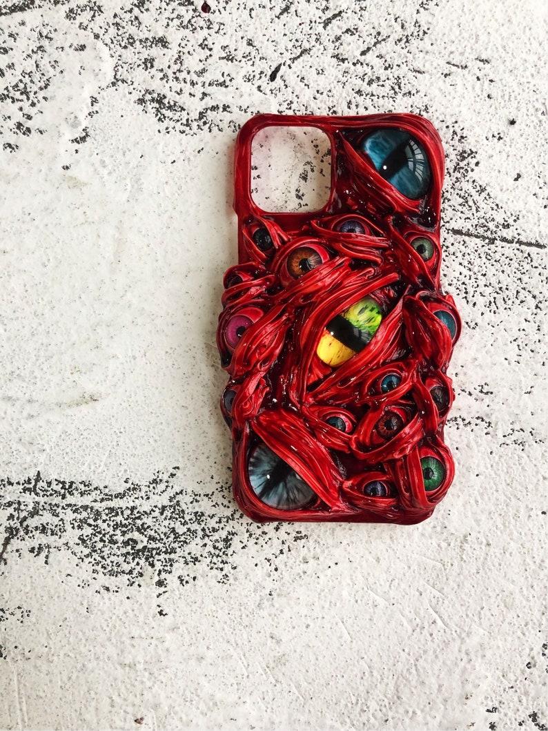 Gothic Decoden Phone Case3d Horror Scary Goth Iphone - Etsy