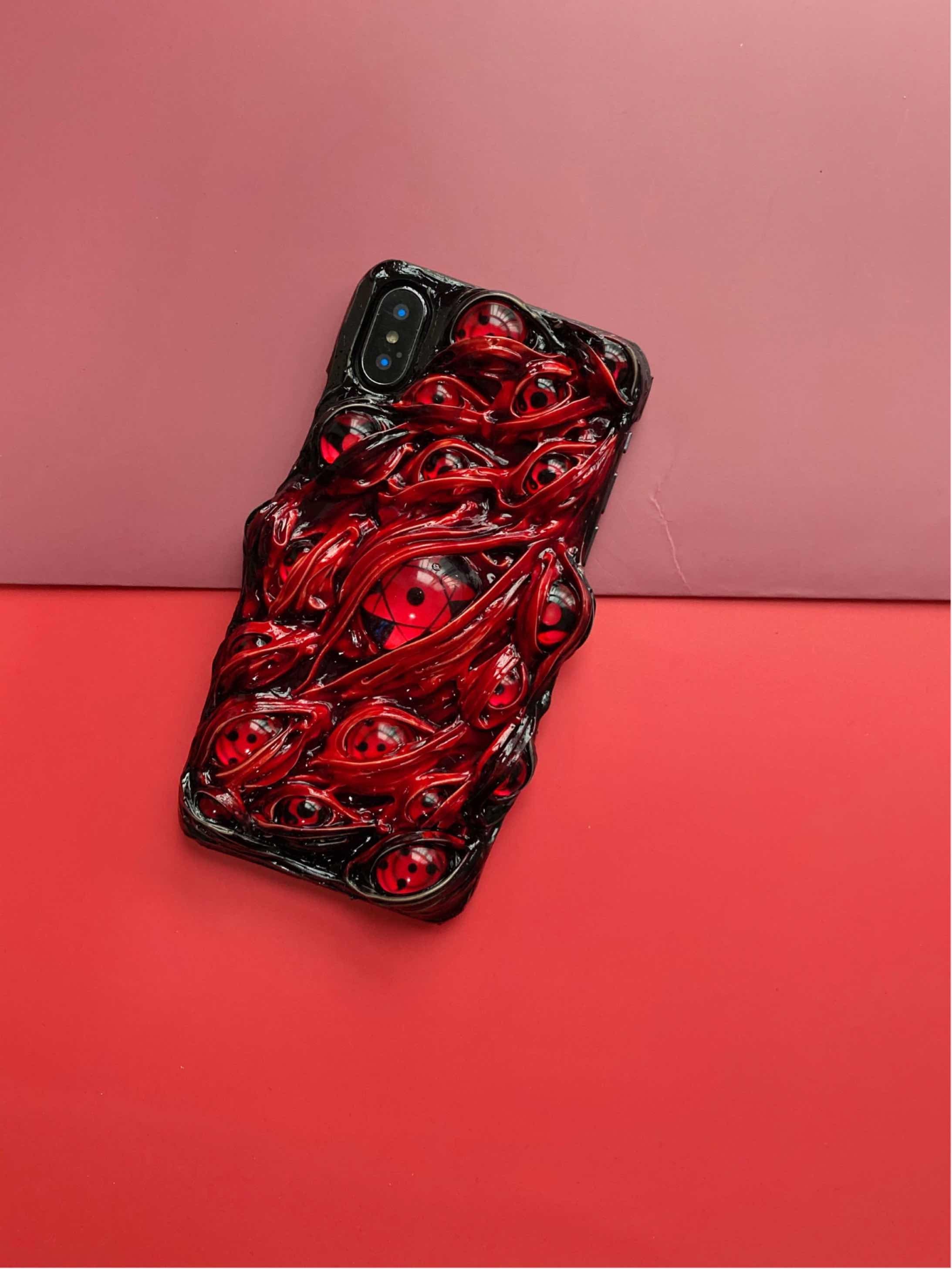 Gothic Decoden Phone Case3d Horror Scary Goth Iphone - Etsy