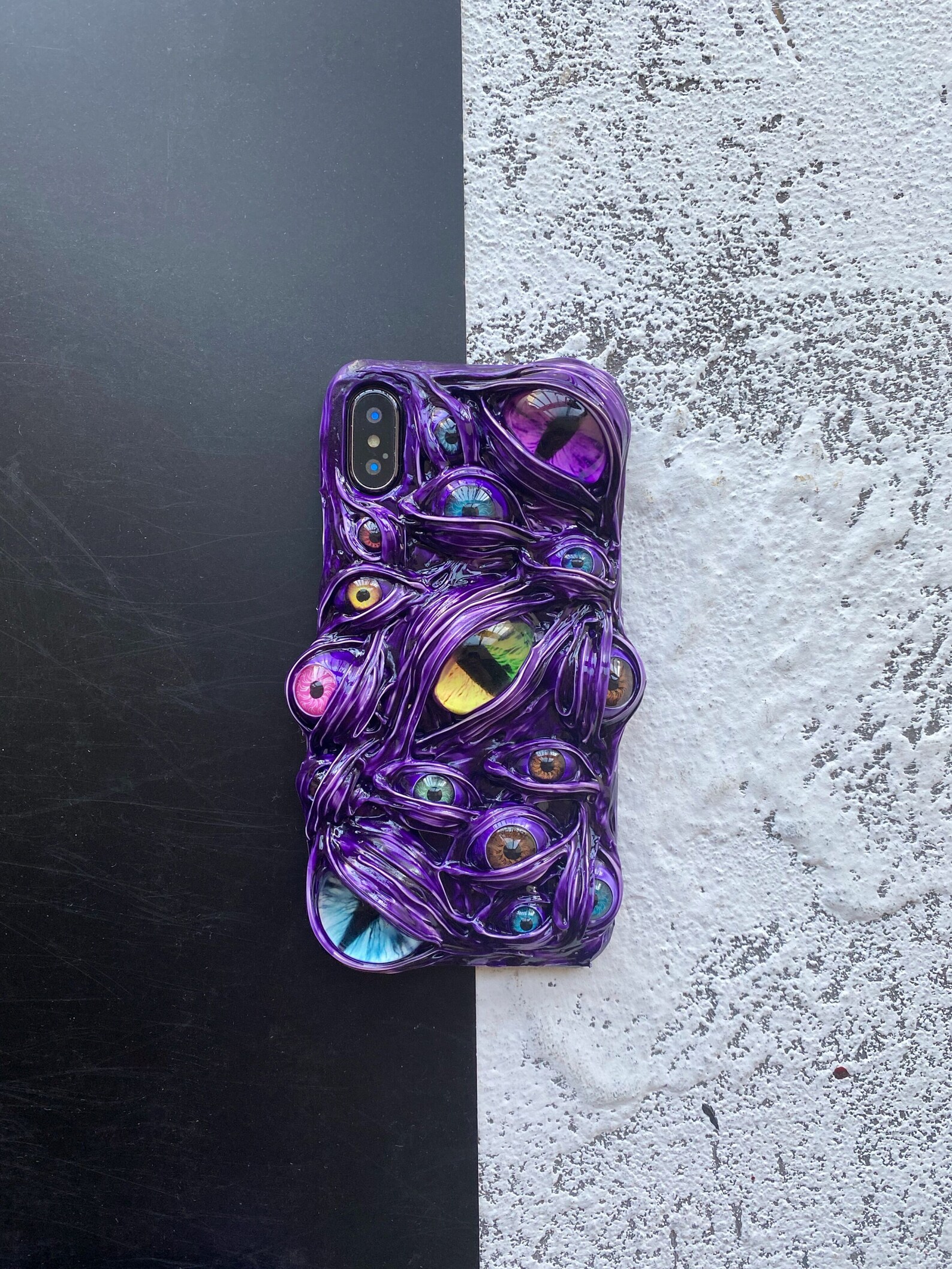 Gothic Decoden Phone Case3d Horror Scary Goth Iphone - Etsy
