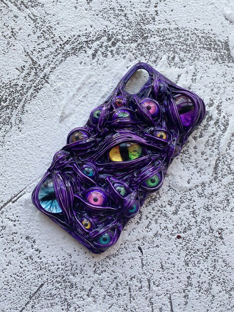 Gothic Decoden Phone Case3d Horror Scary Goth Iphone - Etsy