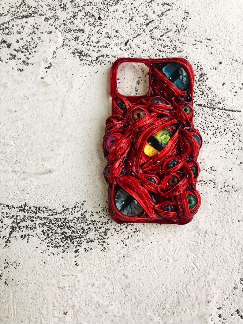 Gothic Decoden Phone Case3d Horror Scary Goth Iphone - Etsy