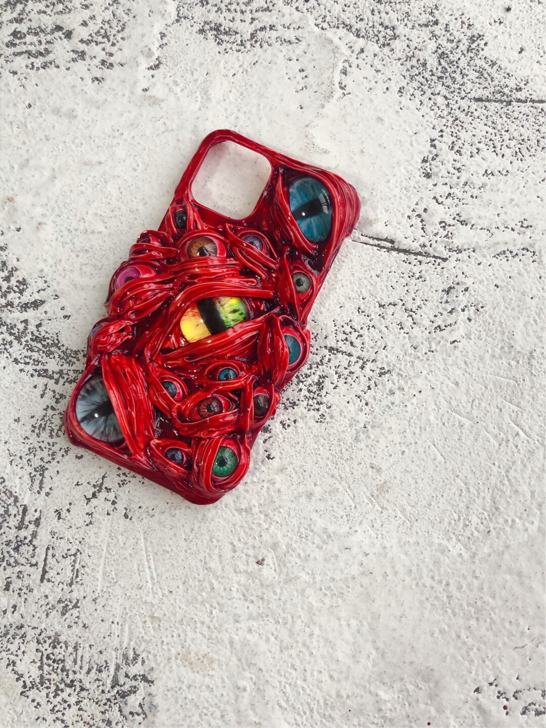 Gothic Decoden Phone Case,3d Horror Scary Goth iPhone Case,designer ...