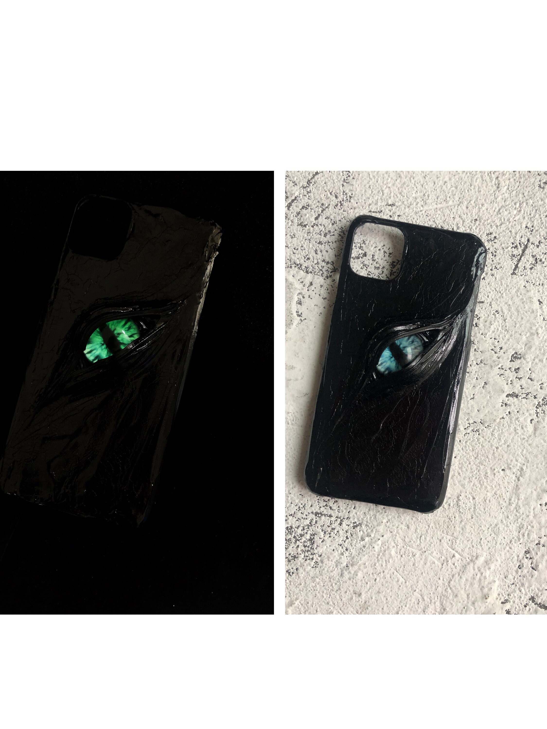 Luminous Effect Gothic Decoden Phone Case3d Horror Scary Goth - Etsy