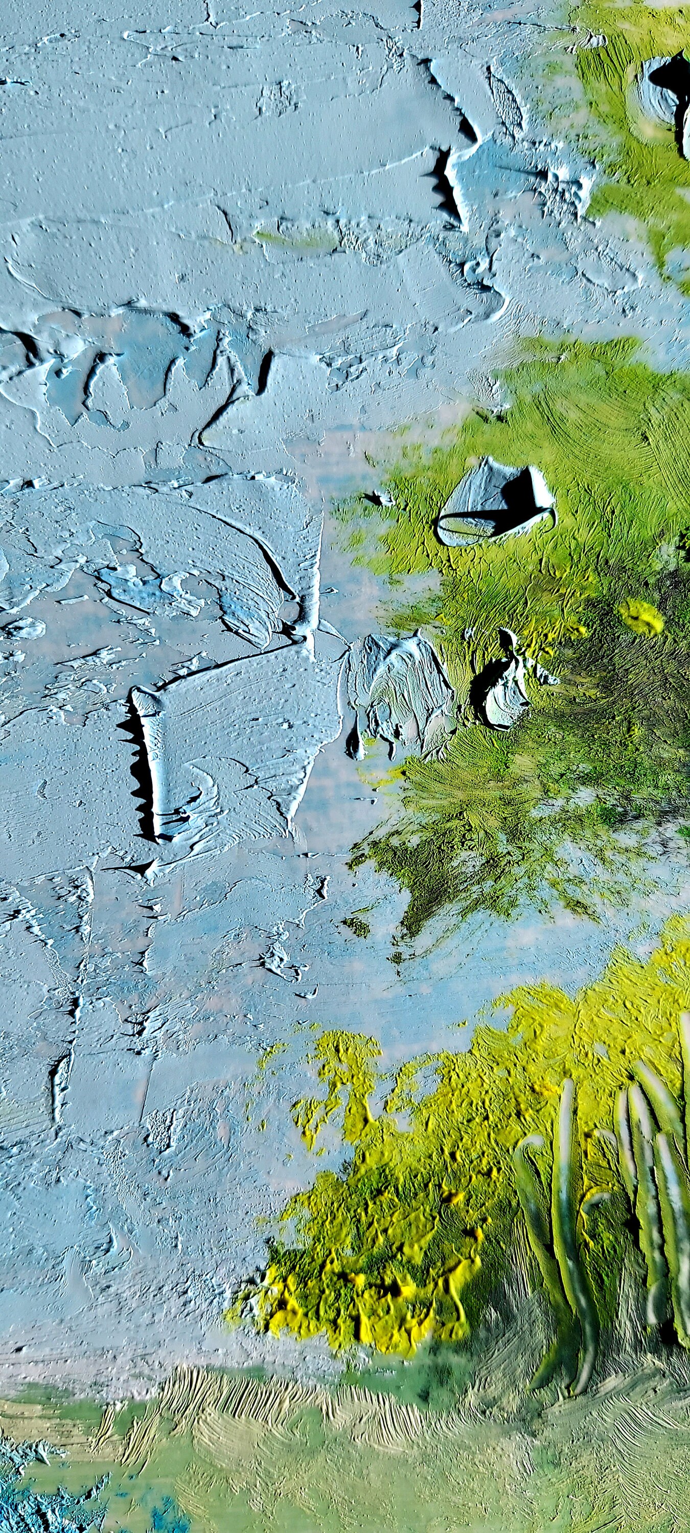 Floral Preppy Painting Nature Original Art Oil Impasto Canvas Palette ...