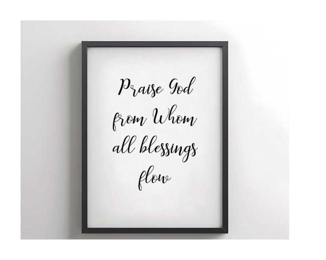 Praise God, Modern Bible Verse Art, Christian Wall Art, Christian ...