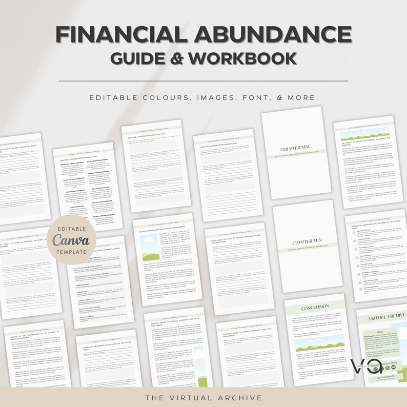 PLR: Financial Abundance Guide & Workbook Money Management Money ...