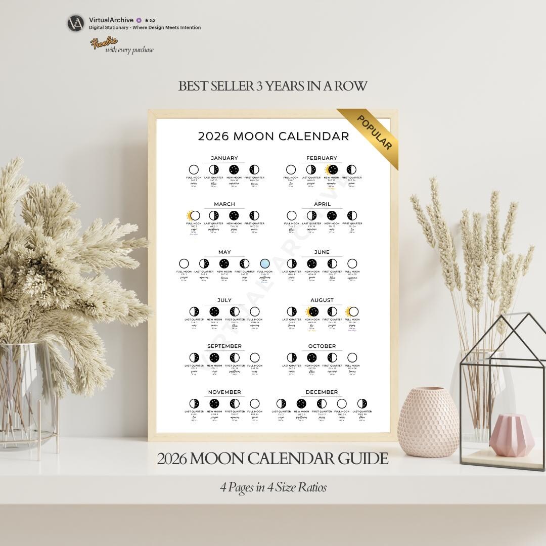 2026 Astro & Moon Calendar Guide: Conjunctions, Ingresses, Retrogrades ...
