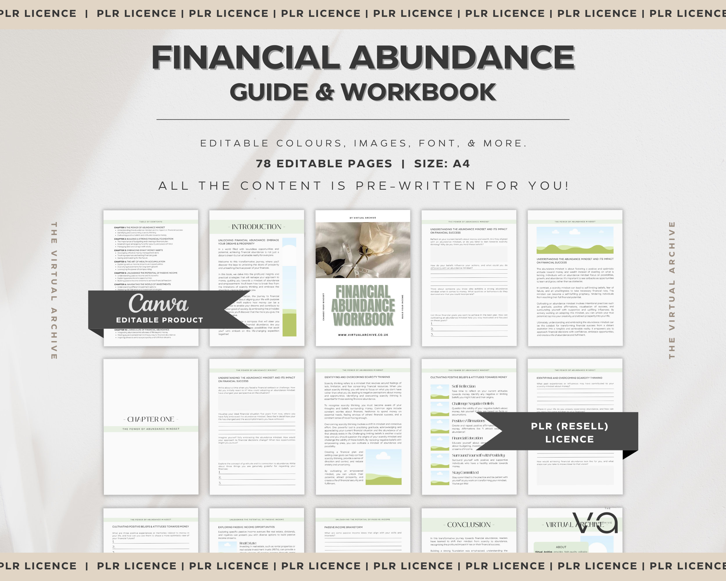 PLR: Financial Abundance Guide & Workbook Money Management Money ...