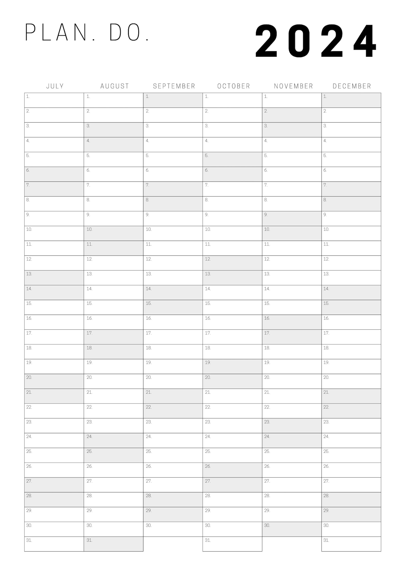 2024 A1-A0 Wall Planner: Digital File - Etsy