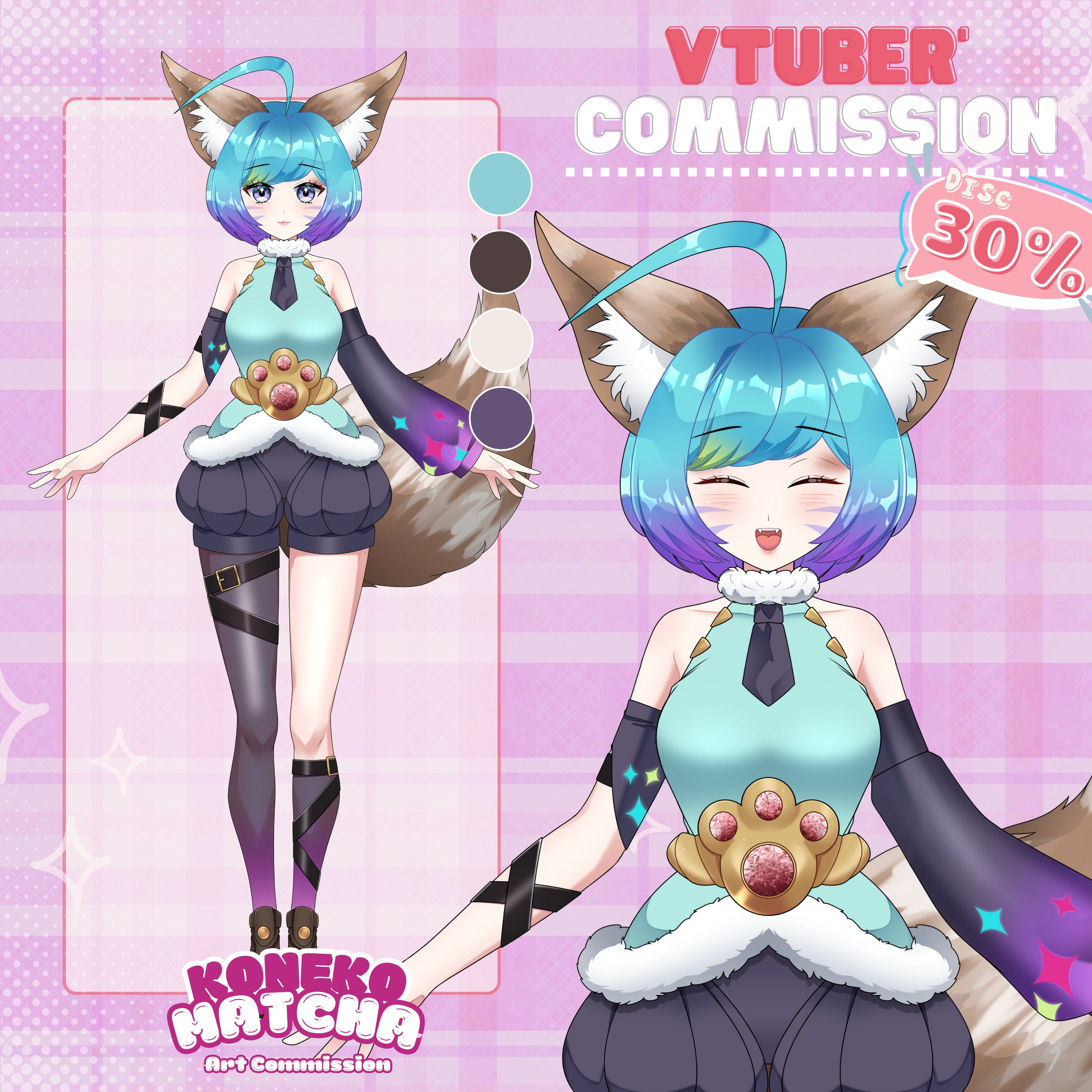 Custom Vtuber Model, Custom Live2d Model, Vtube, Custom Rigging Model ...