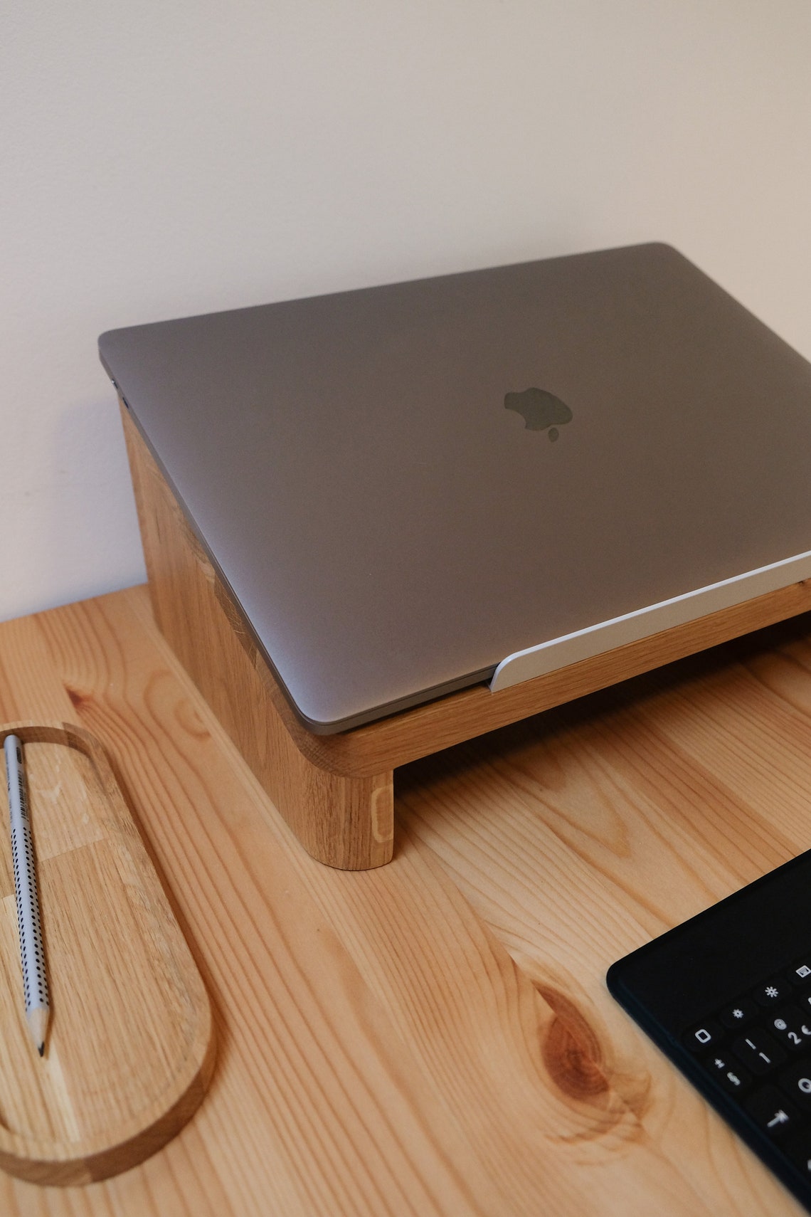 Laptop Stand Laptop Holder Wooden Laptop Stand MacBook - Etsy