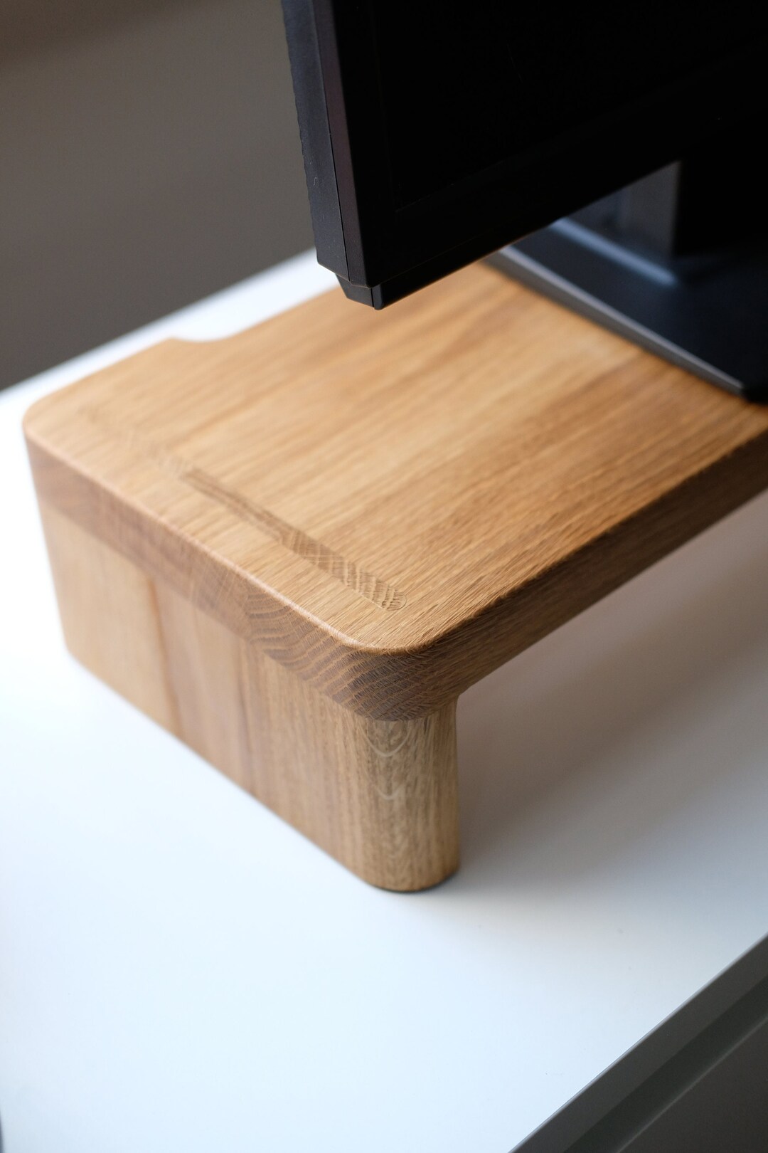 Monitor Stand, Wood Monitor Stand, Office Desk Accessories, Monitor ...