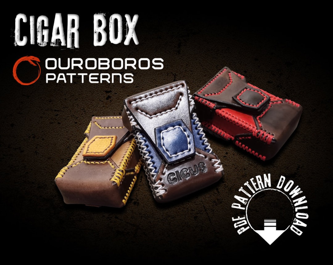 Cigar Box - DIY - Leather Pattern PDF - Etsy