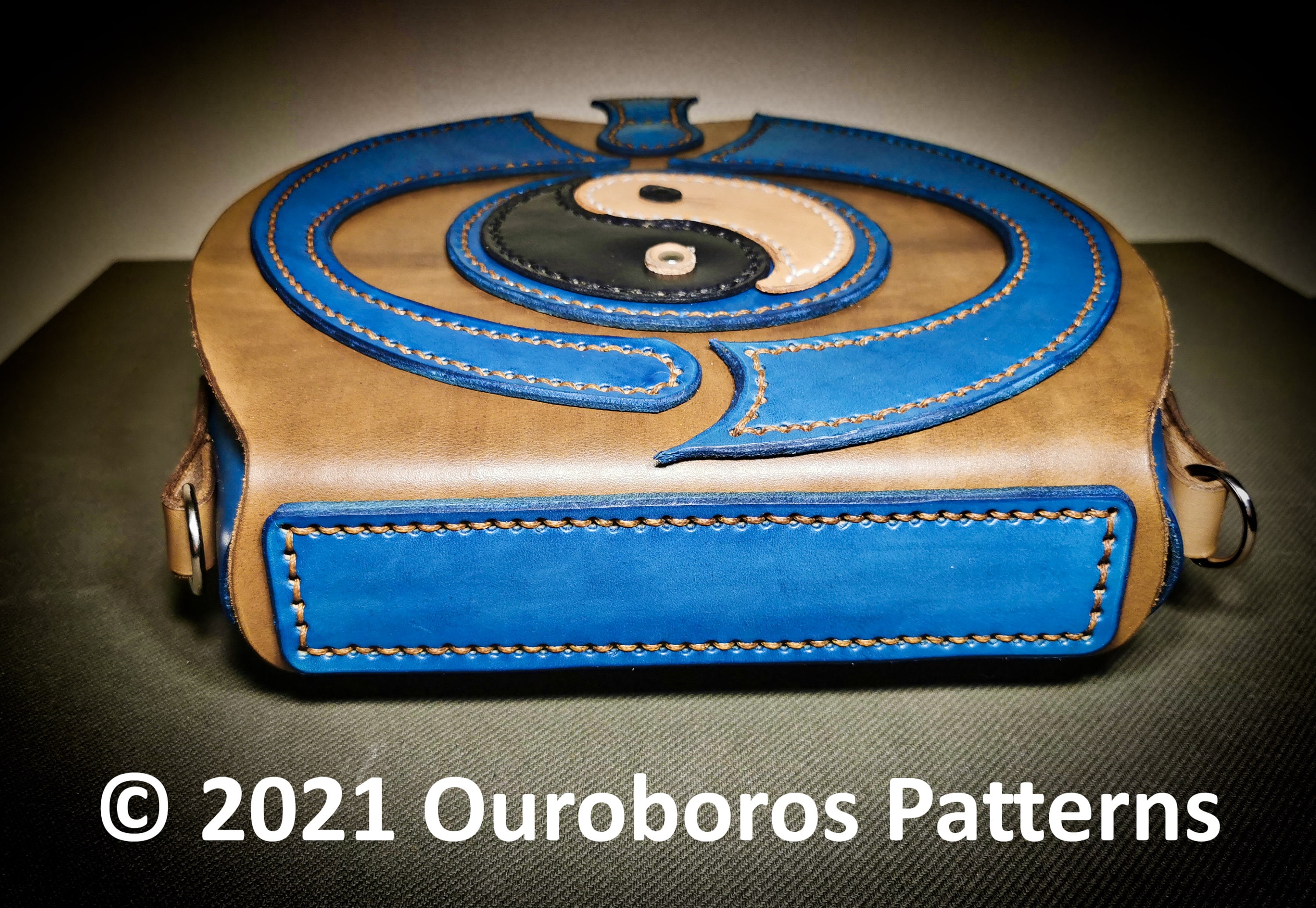 Yin & Yang Handbag DIY Leather Pattern PDF | Etsy