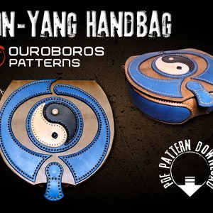 Yin & Yang Handbag - DIY - Leather Pattern PDF - Etsy