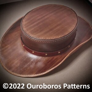Bushman's Hat - DIY - Leatrher Pattern PDF - Etsy