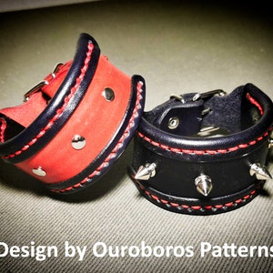 Bracelet - DIY - Leather Pattern PDF - Etsy