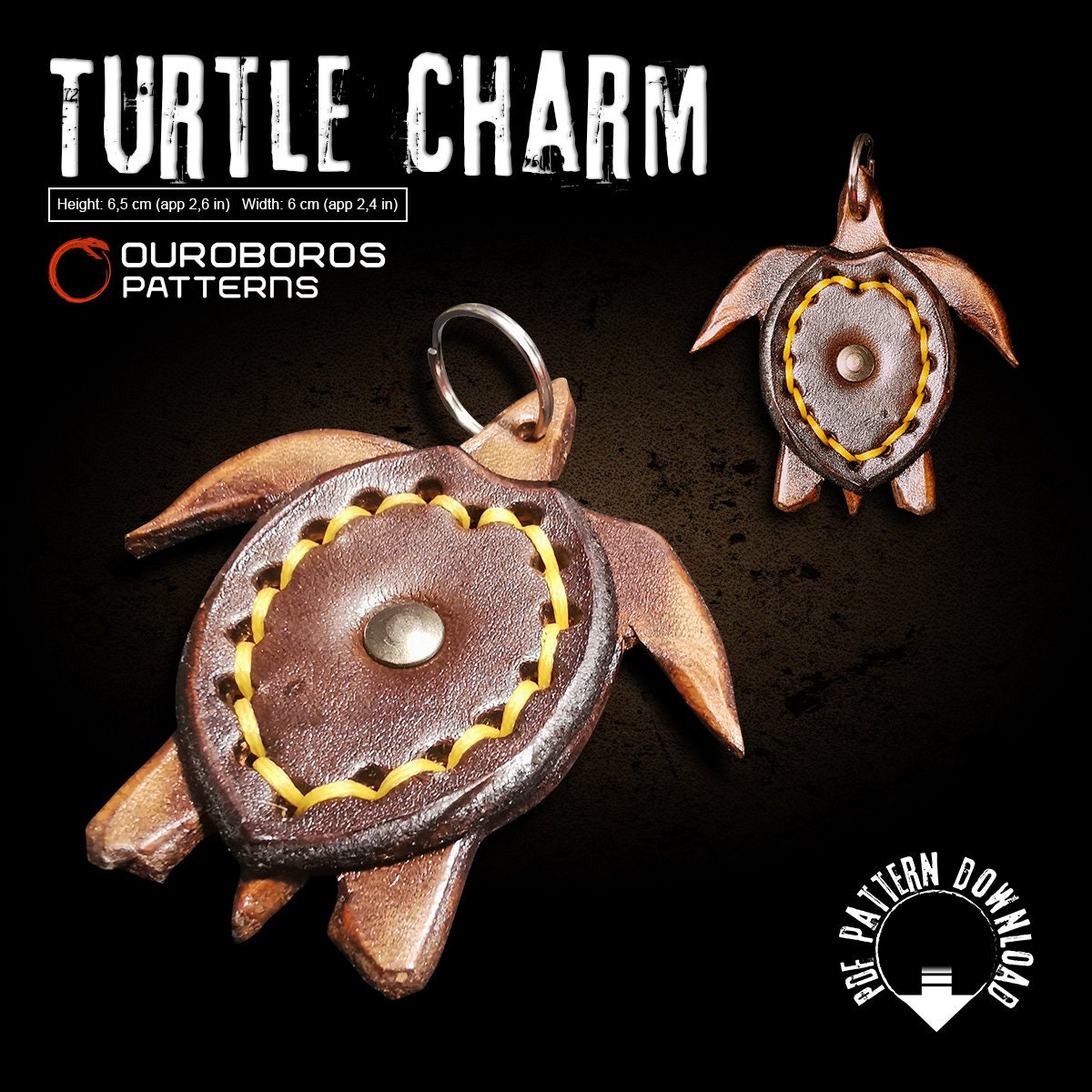 Charm Pack DIY Leather Pattern PDF - Etsy