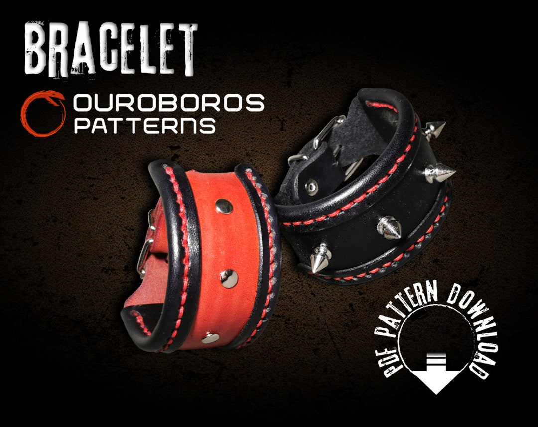 Bracelet - DIY - Leather Pattern PDF - Etsy