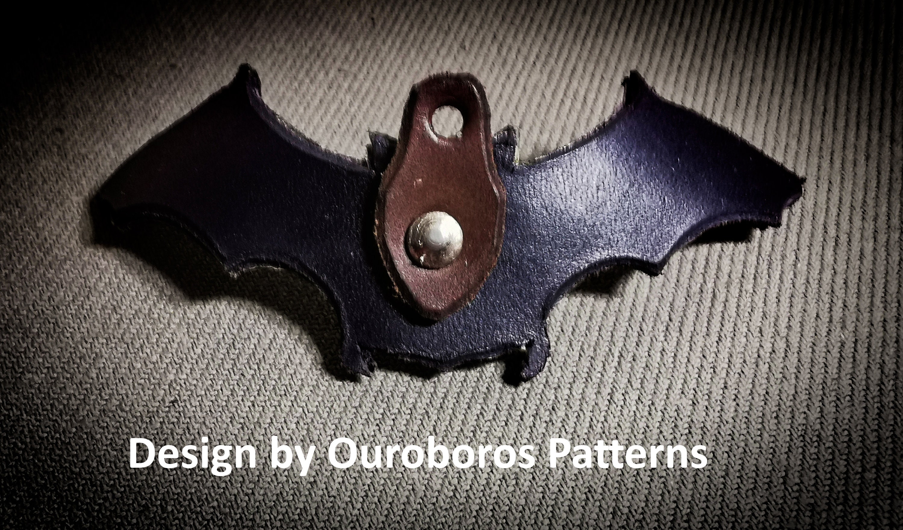 Bat Charm DIY Leather Pattern PDF | Etsy