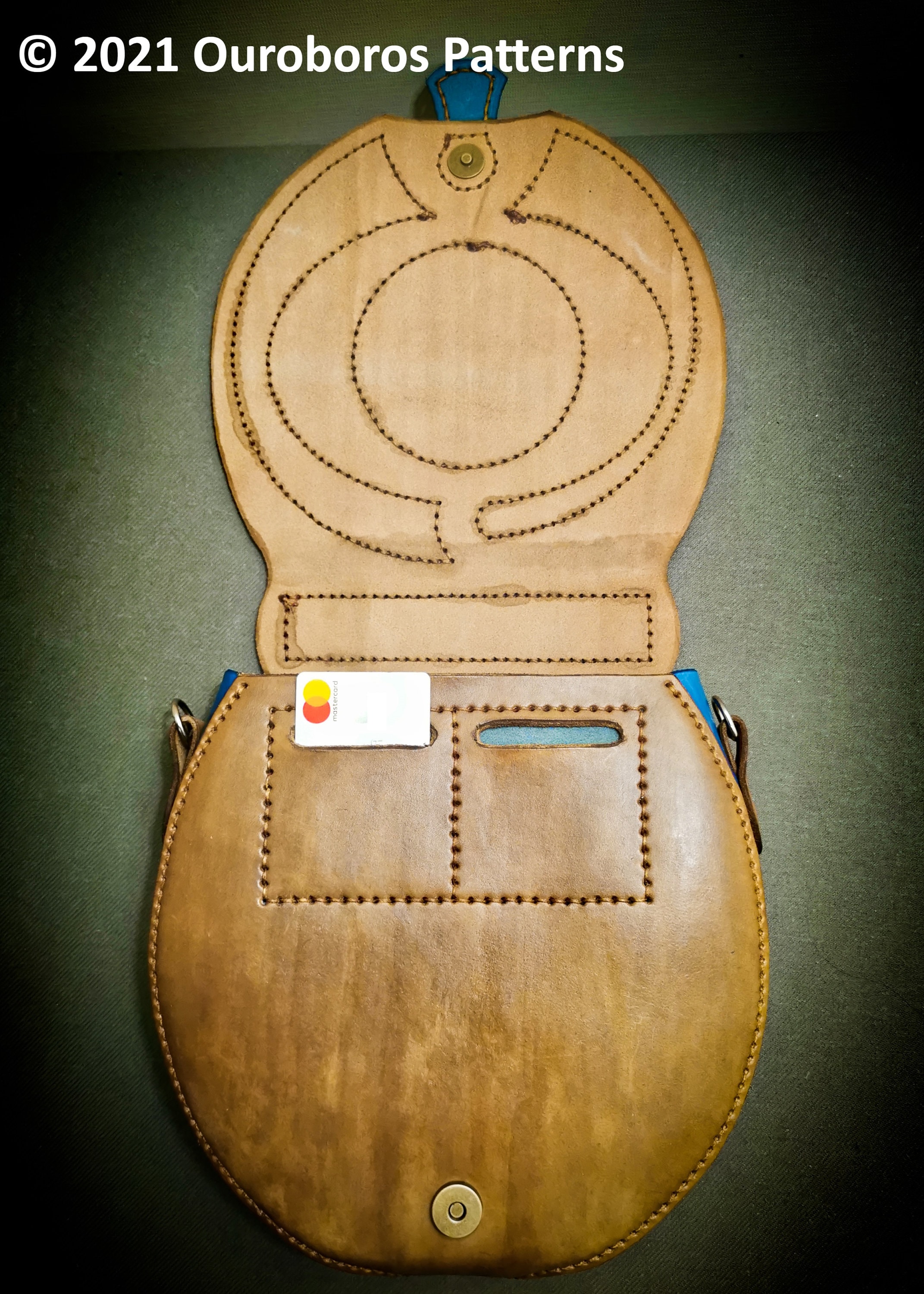 Yin & Yang Handbag DIY Leather Pattern PDF | Etsy