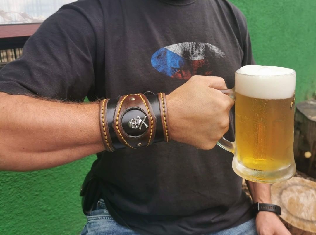 Bracer Decorated DIY Leather Pattern PDF | Etsy