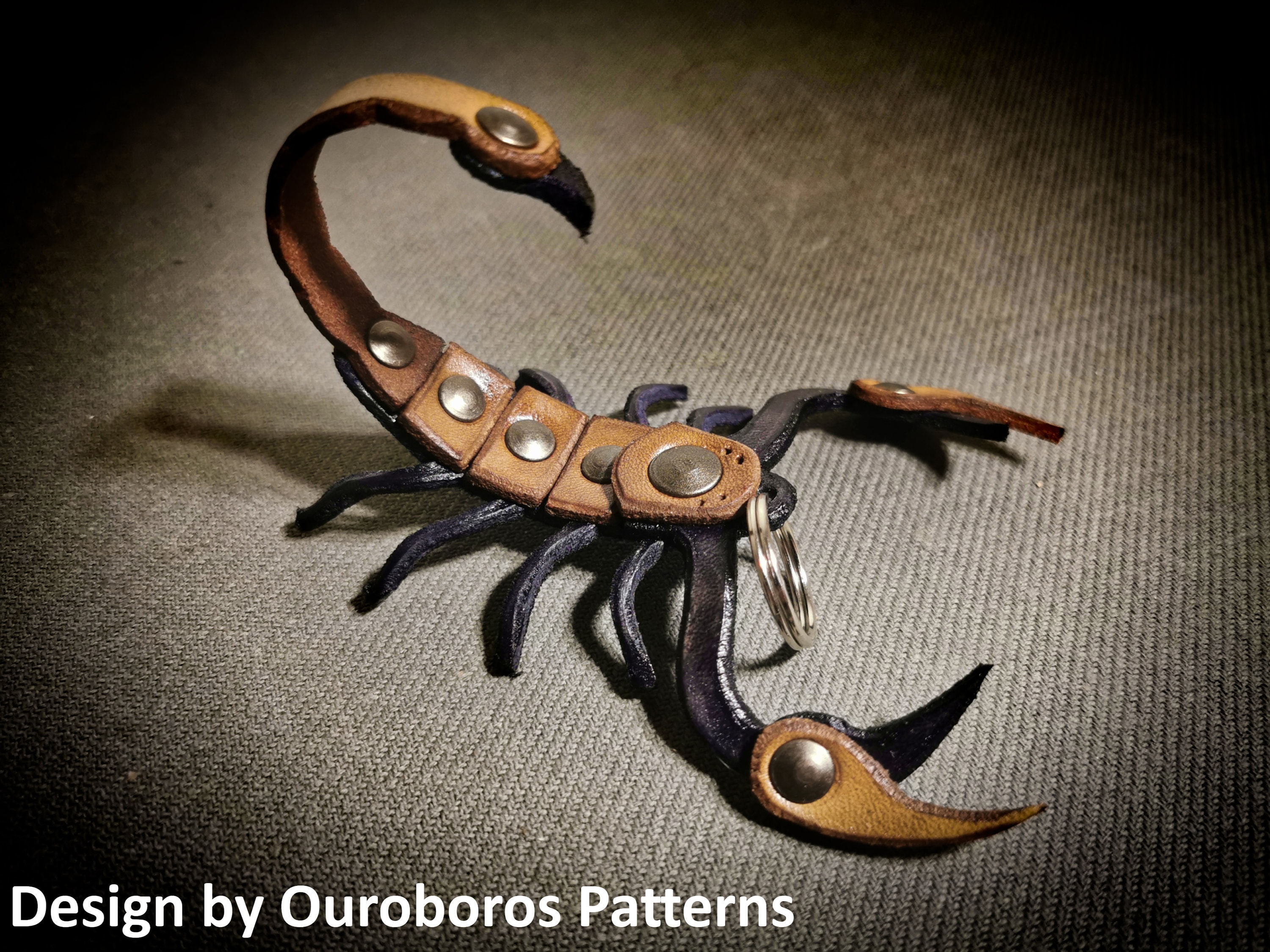 Scorpion Charm - DIY - Leather Pattern PDF - Etsy
