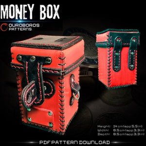Money Box - DIY - Leather Pattern PDF - Etsy