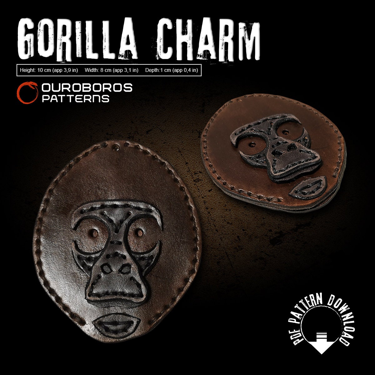 Animal Charm Pack DIY Leather Pattern PDF - Etsy