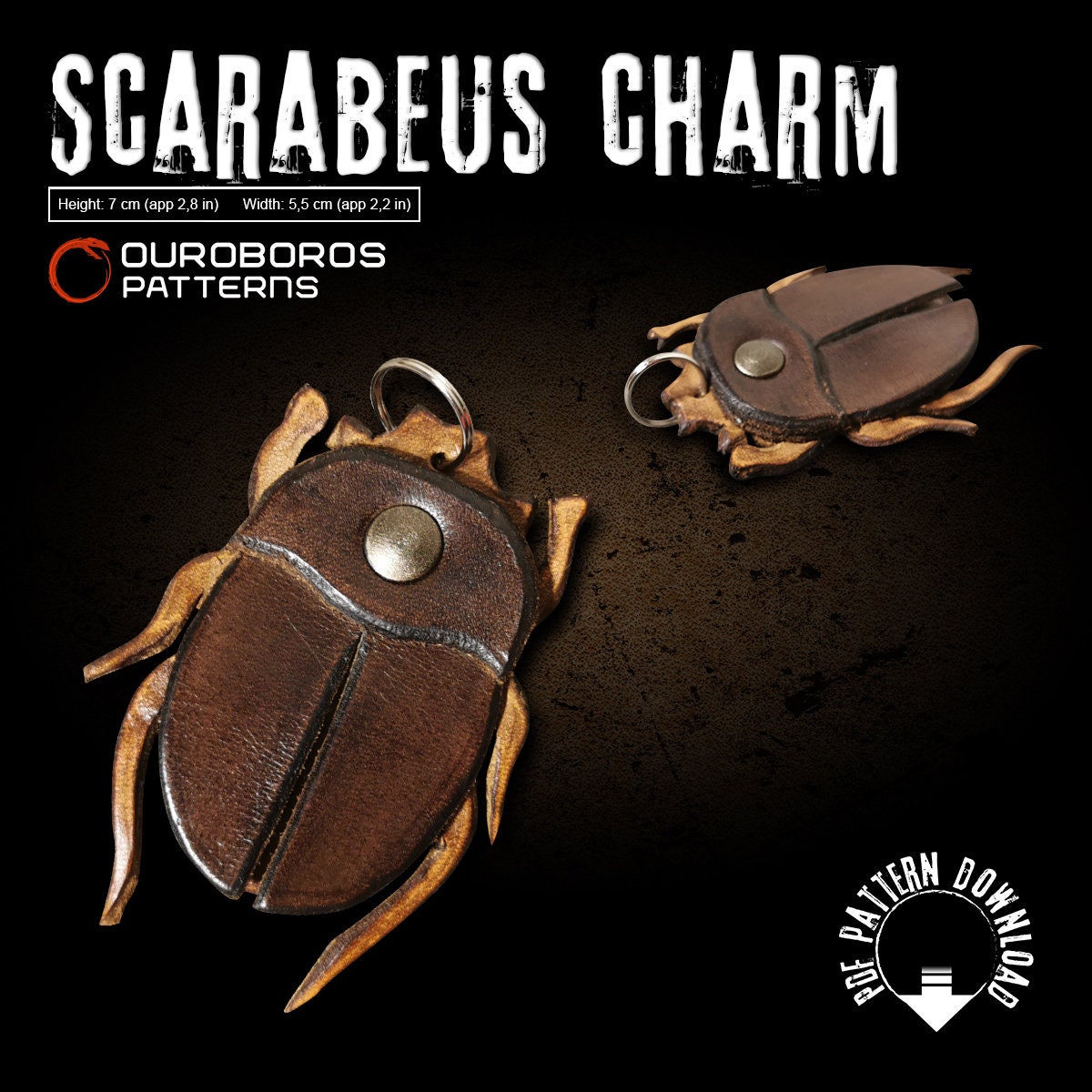 Insect Charm Pack - DIY - Leather Pattern PDF - Etsy