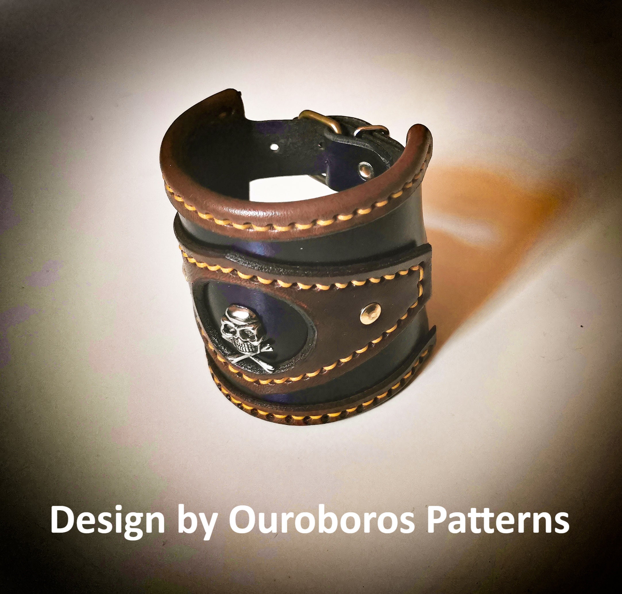 Bracer Decorated DIY Leather Pattern PDF - Etsy