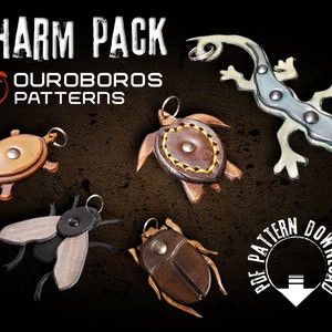 Leather Bag Charm - Etsy