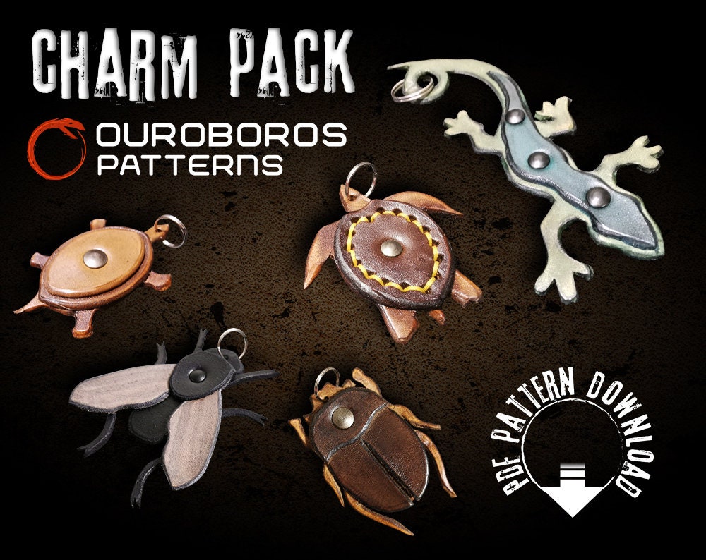 Charm Pack DIY Leather Pattern PDF - Etsy