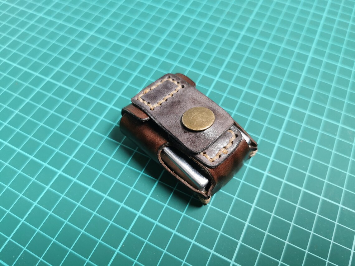Zippo Lighter Pouch - DIY - Leather Pattern PDF - Etsy
