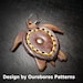 Turtle Charm DIY Leather Pattern PDF - Etsy