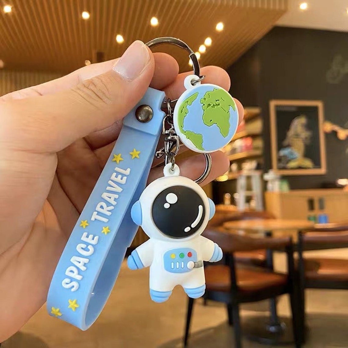 Cute astronaut key chains / personalized keychain / pendant / | Etsy