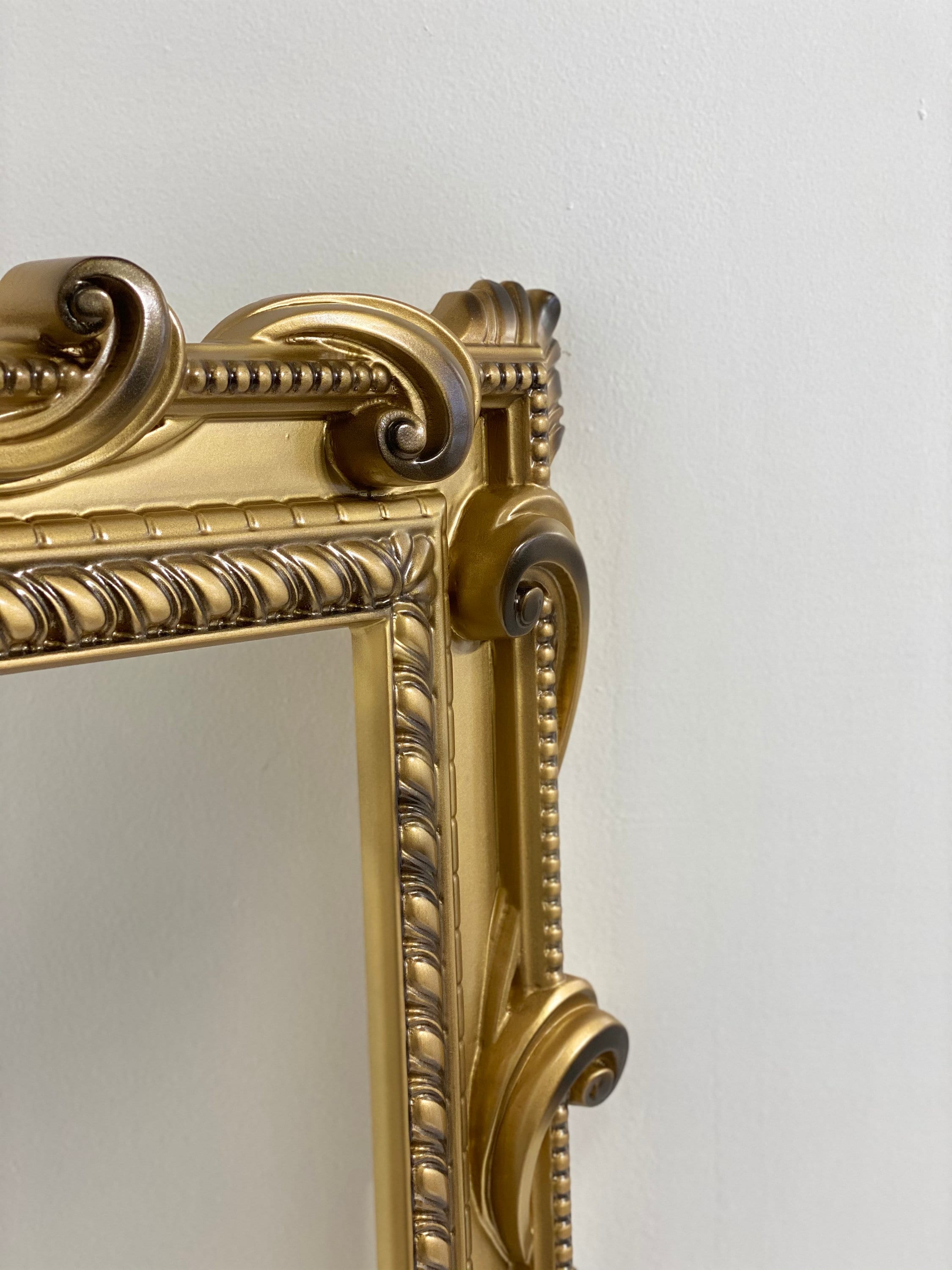 MIRROR GOLD FINISH| Wood Frame Mirror| Large Gold Mirror| Home Decore ...