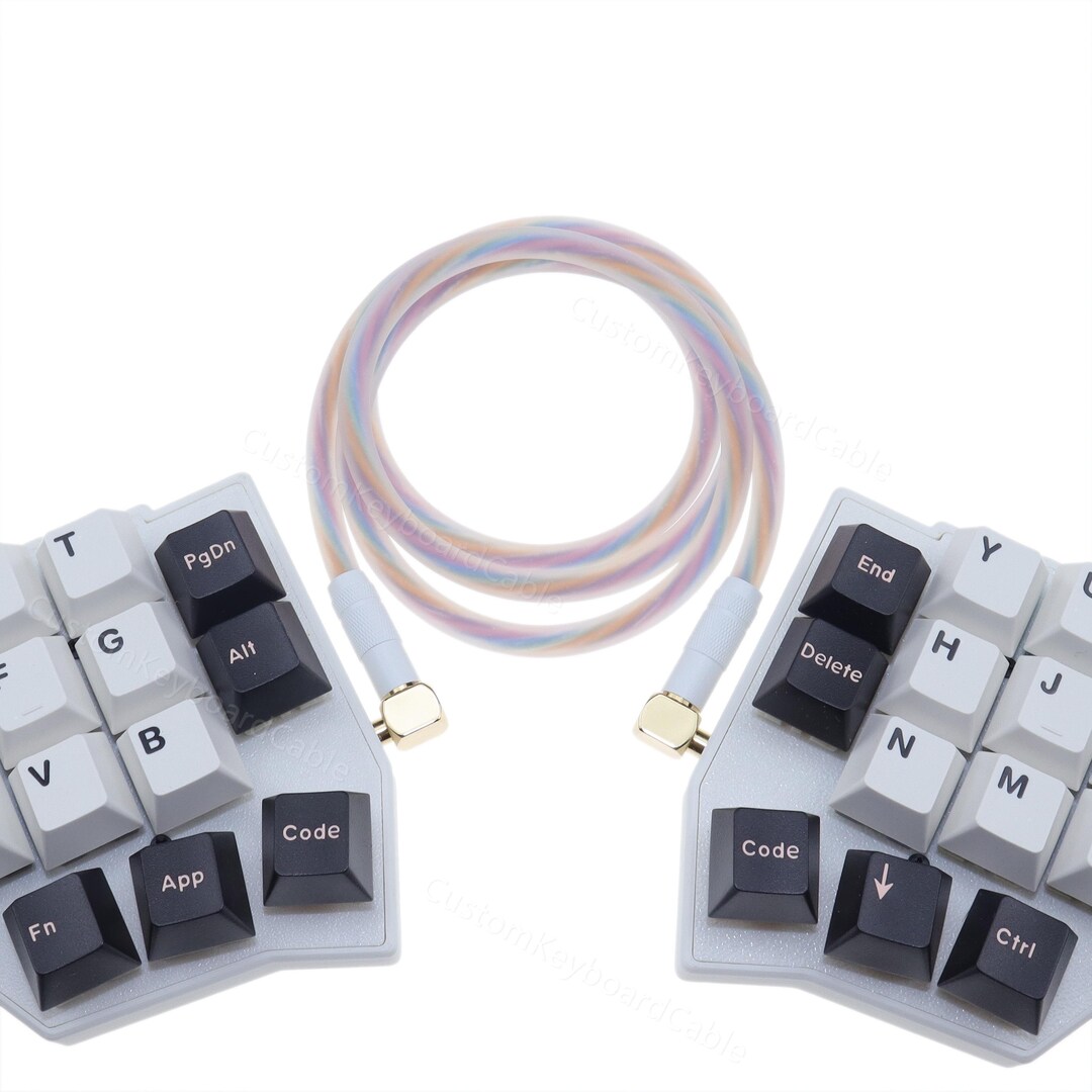 Split Keyboard TRRS Cable: Flexible Silicone - Custom Length & Colors ...
