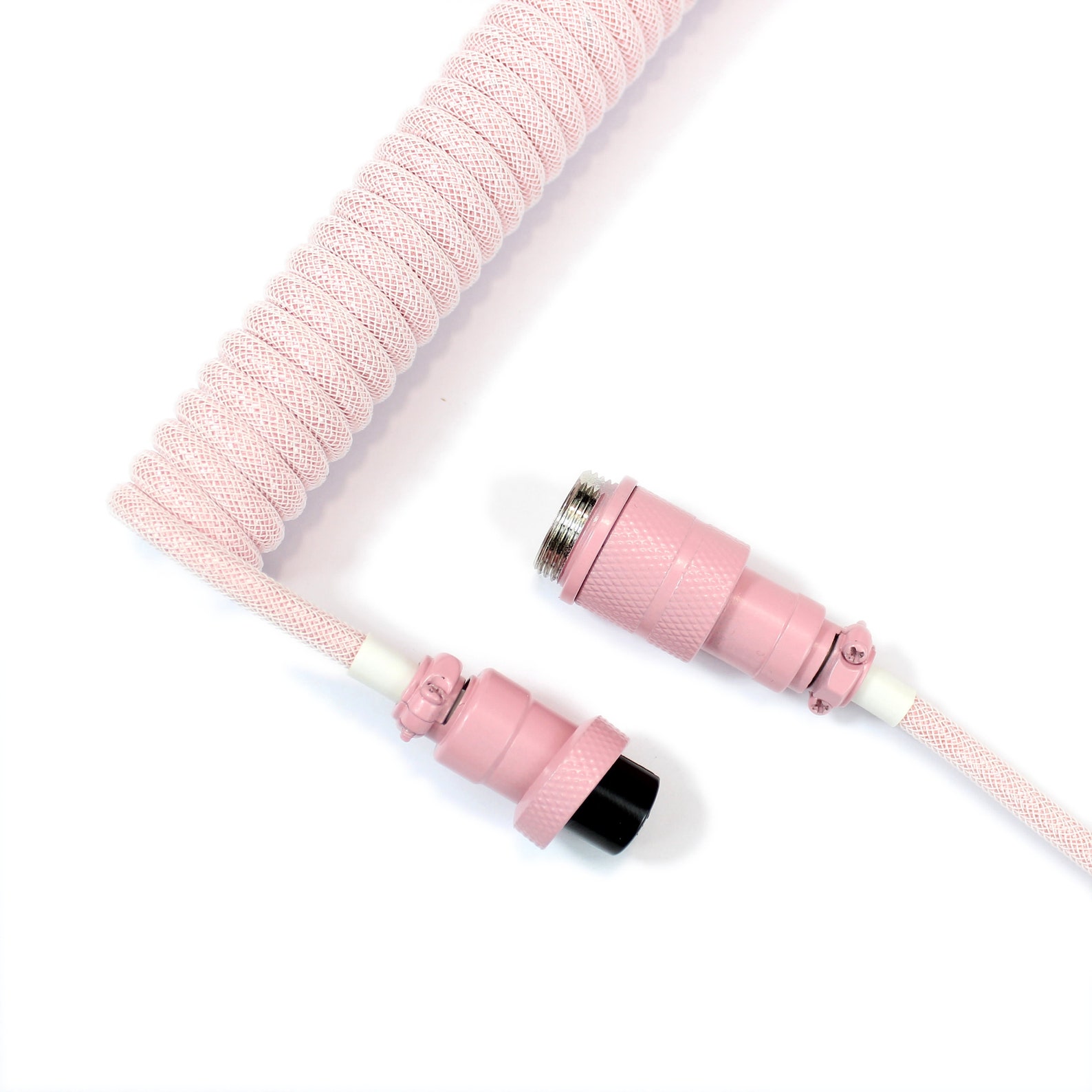 Pink Custom Coiled Keyboard USB Cable Pink Coiled Cable - Etsy