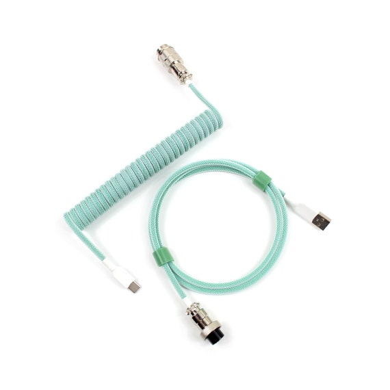 Custom Coiled Keyboard USB Cable - Etsy