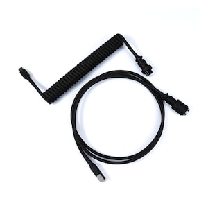 Custom Coiled Keyboard Usb Cable Black Keyboard Cable - Etsy