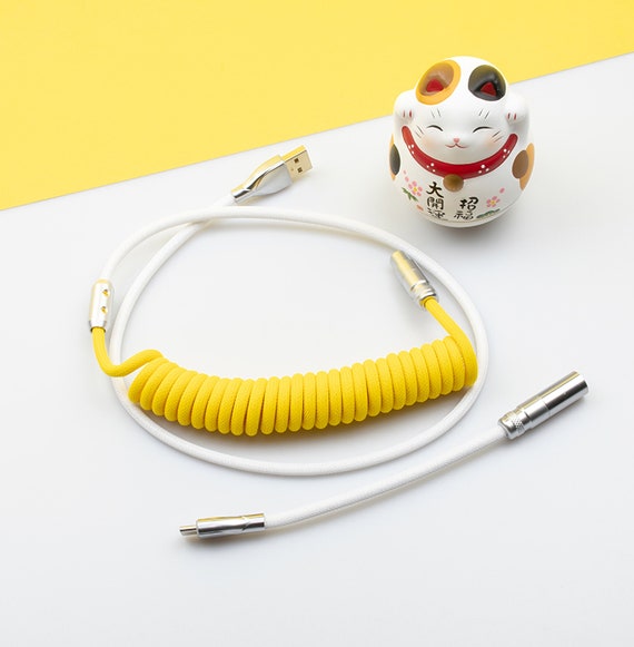 Custom coiled keyboard usb cable | Etsy