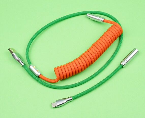 Custom Coiled Keyboard USB Cable | Etsy