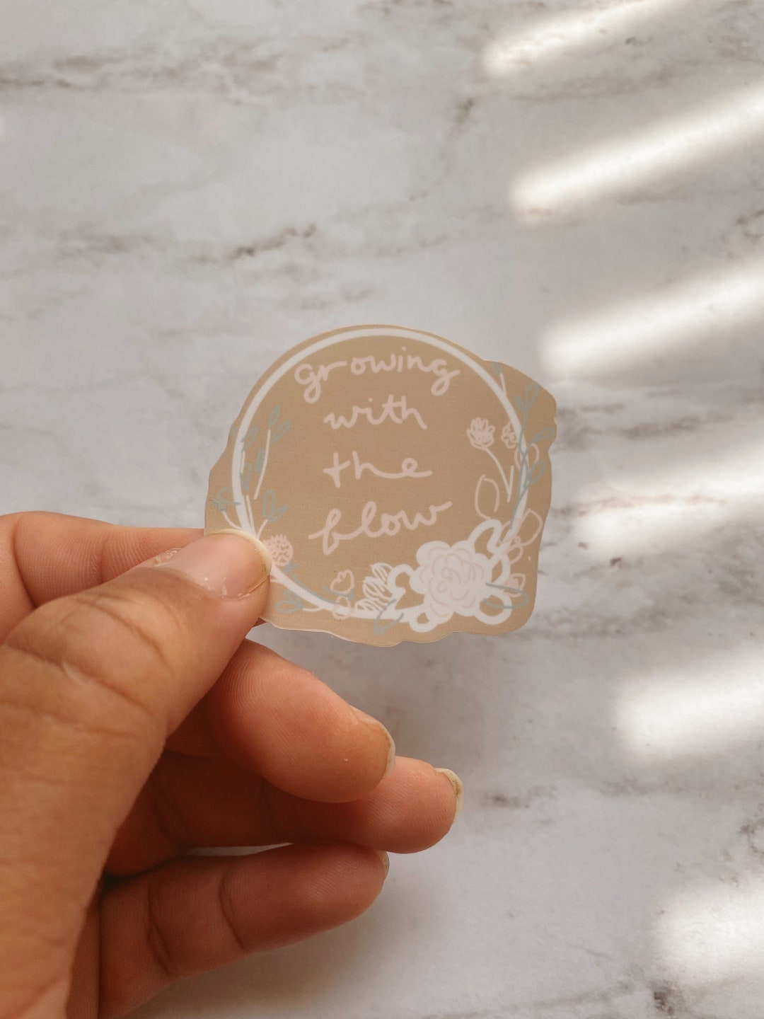 Going With the Flow Sticker / Growing With the Flow Sticker ...